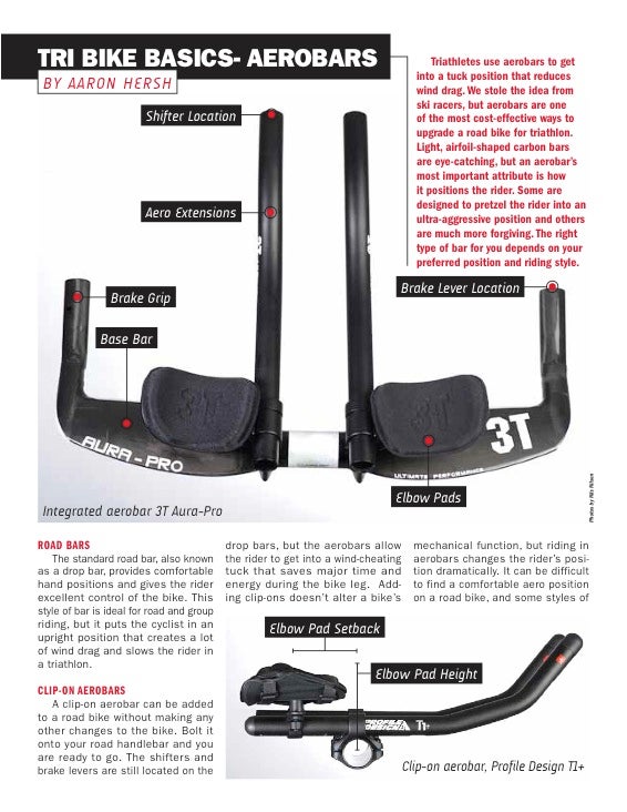Tri Bike Basics: Aerobars – Triathlete