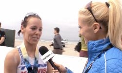 Video: Heather Jackson Post-Race At Ironman 70.3 California – Triathlete