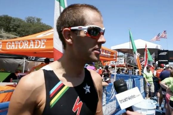 Wildflower Video: Jordan Rapp Finish Line Interview – Triathlete