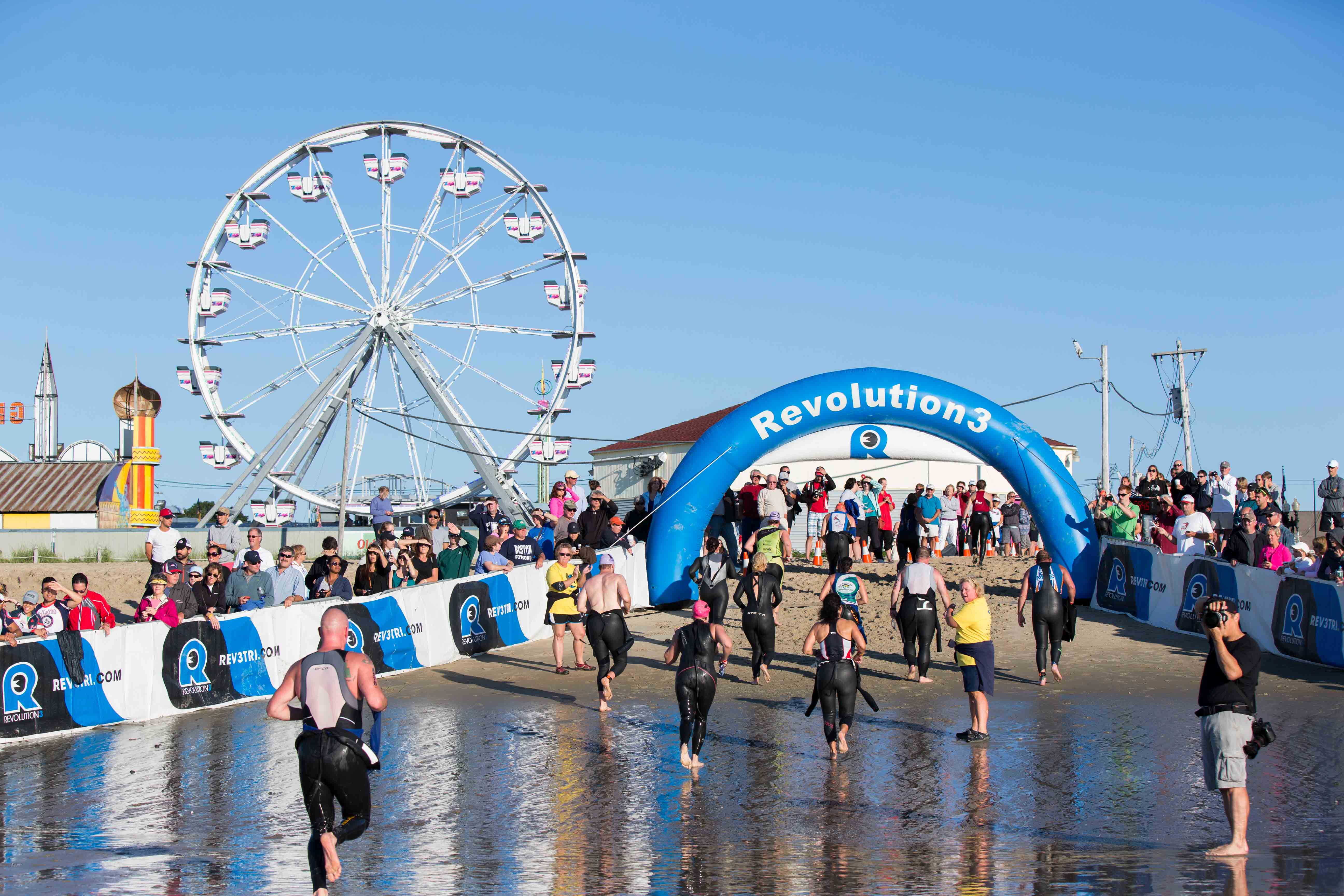 Griffin, Hursey Win Olympic-Distance Rev3 Maine – Triathlete