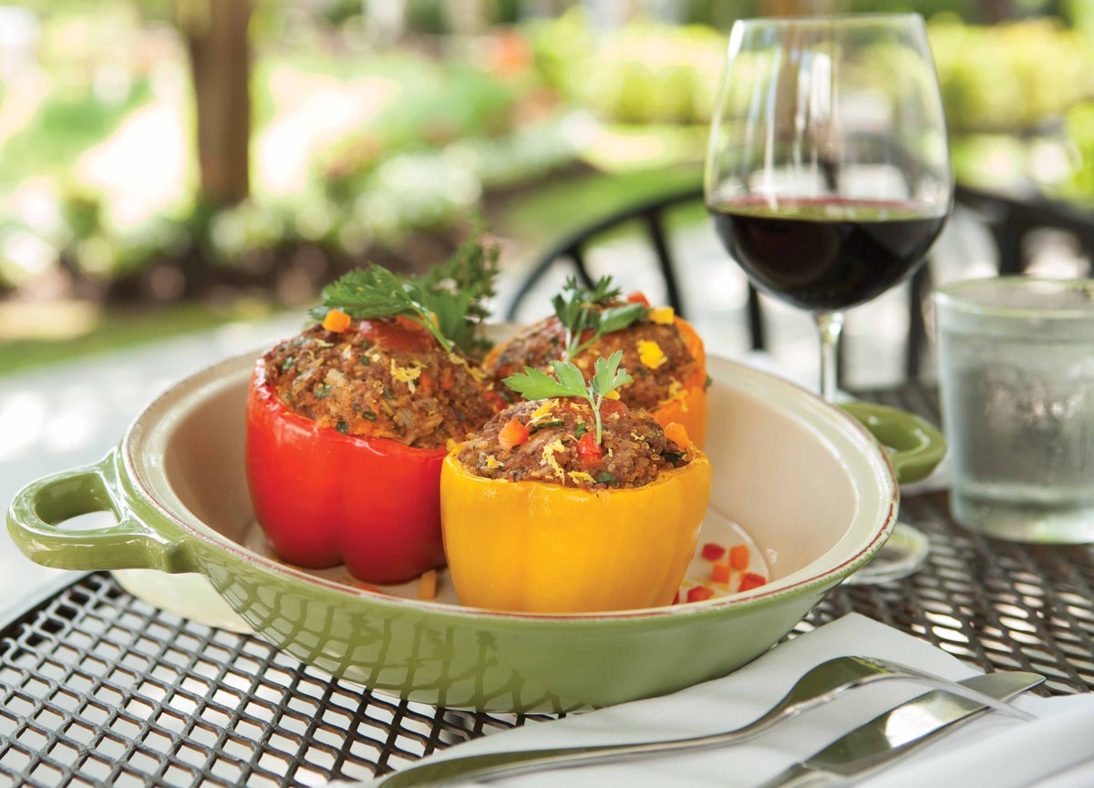 TriathlEats: Bison-Stuffed Peppers – Triathlete