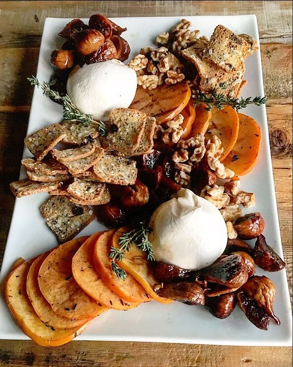 Recipe: Burrata, Grilled Persimmons And Marinated Figs – Triathlete