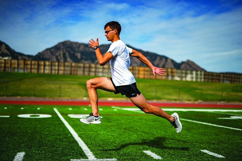 Running Form Drill: Bounding – Triathlete