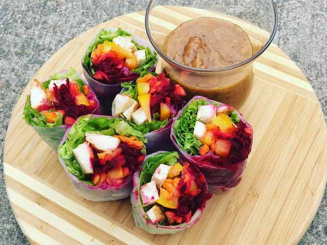 Recipe Of The Week: Beet And Veggie Fresh Rolls – Triathlete