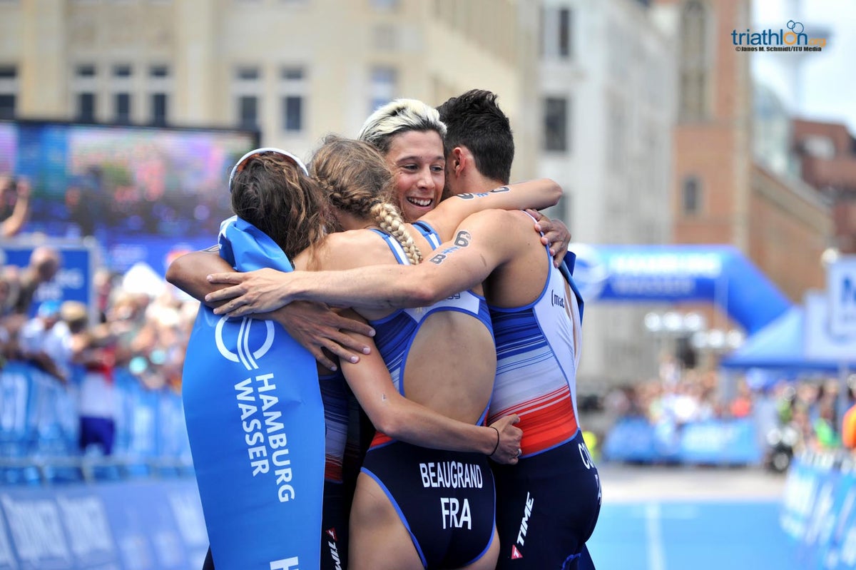 France Wins Mixed Relay World Championship Gold – Triathlete