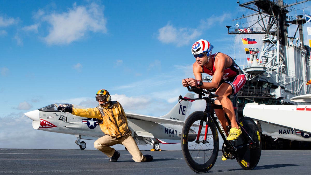 Behind The Photo: Tim O'Donnell Takes Off – Triathlete