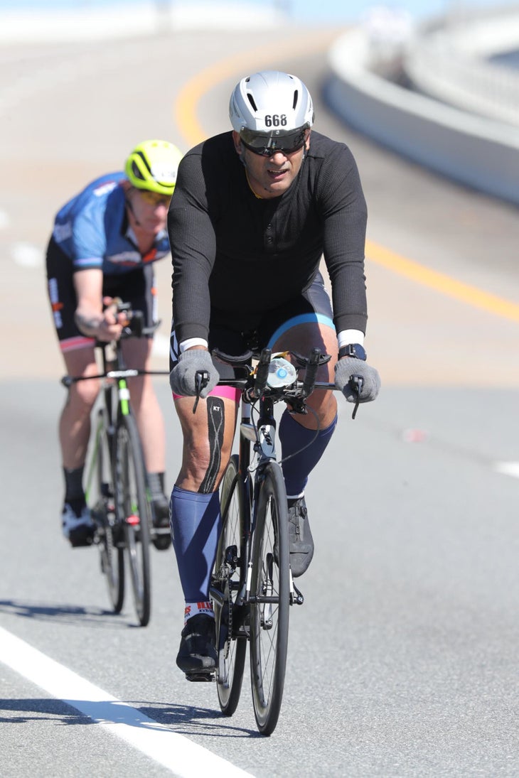 Karim Mella's Finish Line at the Top of the World – Triathlete