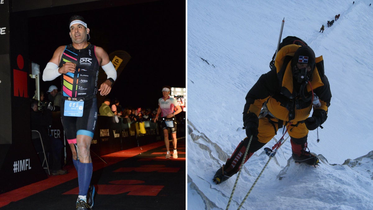 Karim Mella's Finish Line at the Top of the World – Triathlete