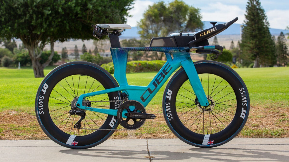 2023 Hawaii Ironman World Championship Bike Lucy Charles Barclays Cube Aerium C68x Triathlete