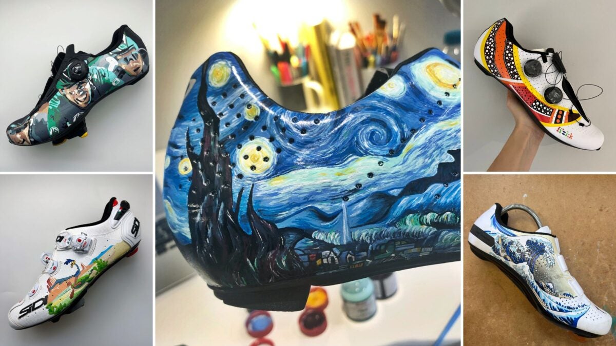 Meet the Artist Transforming Bike Shoes Into Style Icons – Triathlete