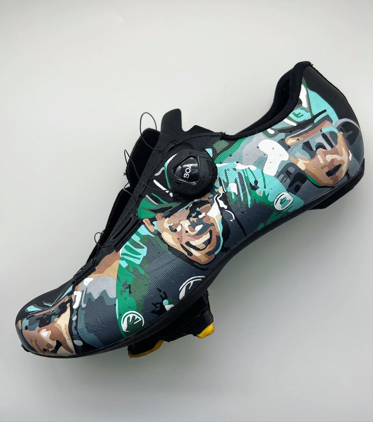 Meet the Artist Transforming Bike Shoes Into Style Icons – Triathlete