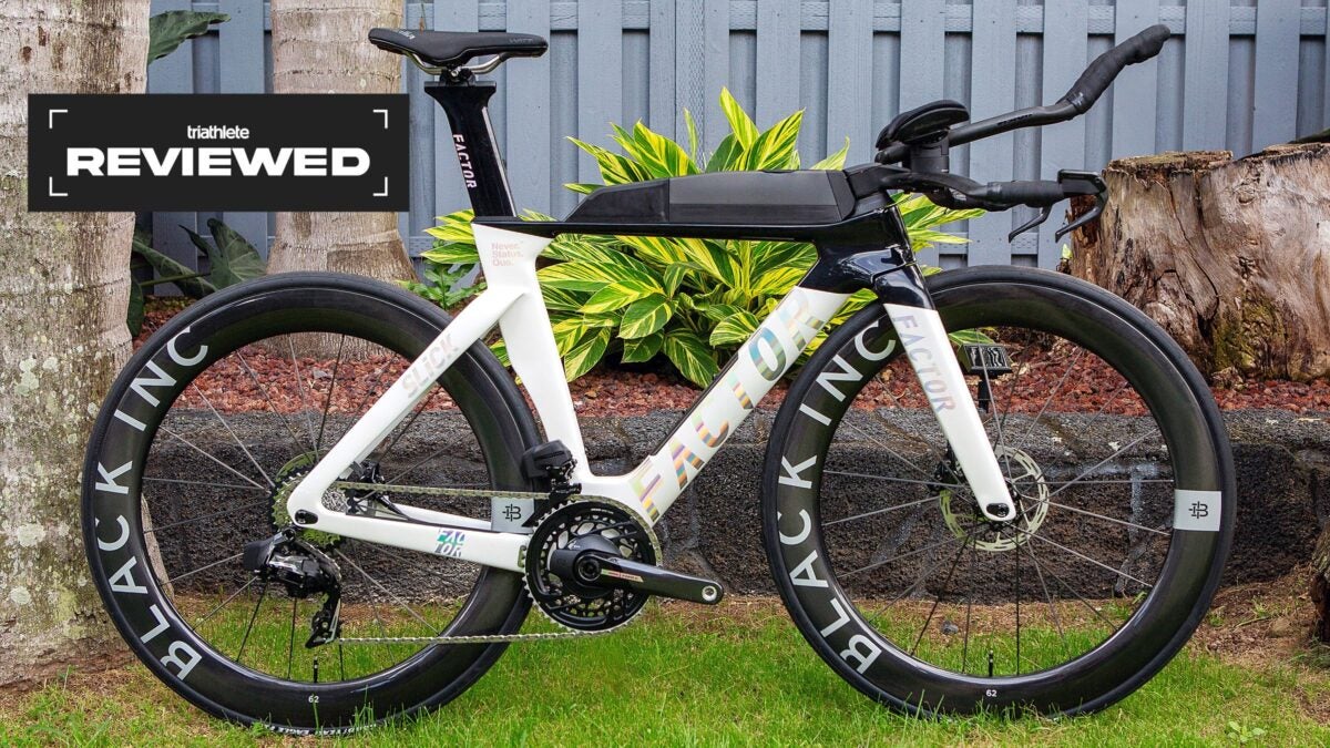 A Hands-On Review of the New Factor Slick Tri Bike – Triathlete