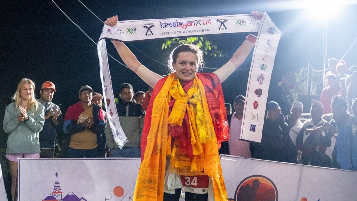 Nikola Čorbová is the First Female Finisher at Himalayan XTRI – Triathlete